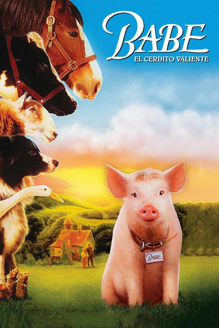 Babe el cerdito valiente - Comedia, Drama, Infantil. Película del año 1995